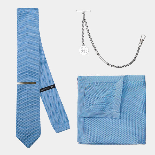 Baby Blue Accessories Set – Suit Culture